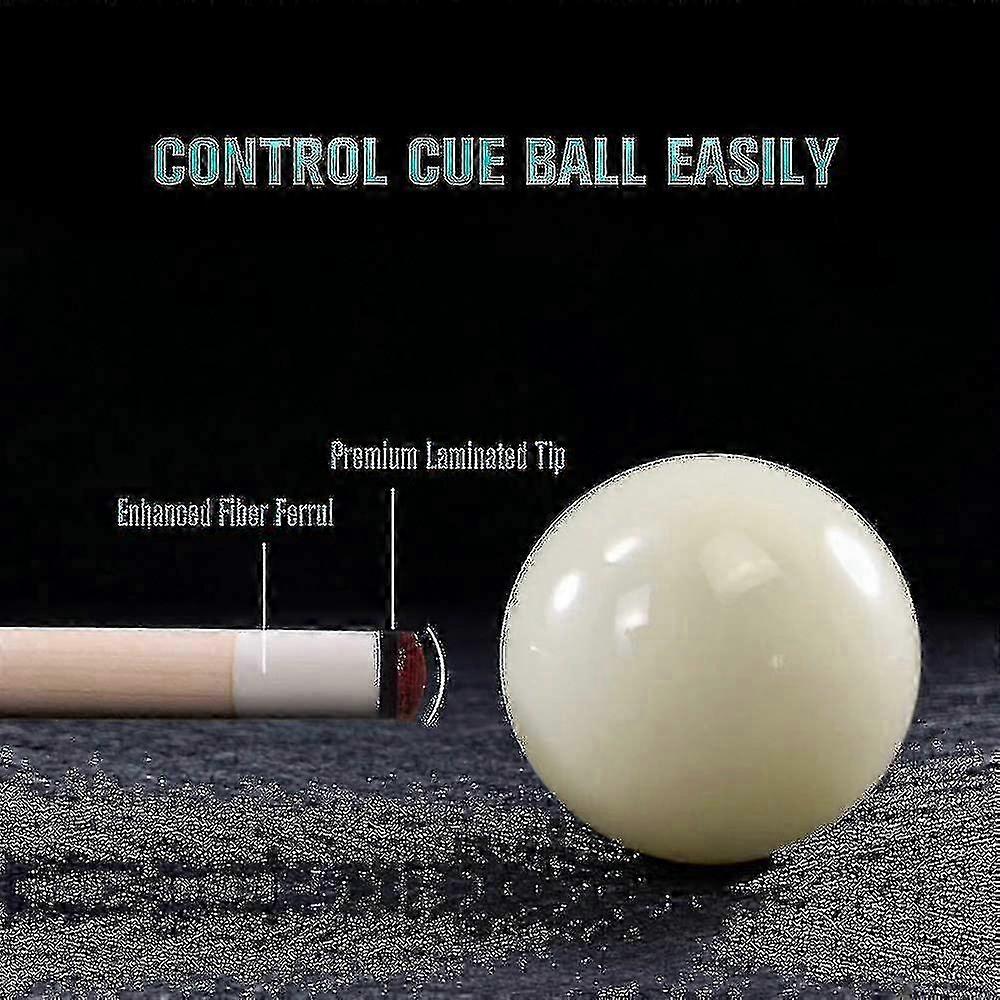 Pool Cue Stick - 58 Inch Canadian Maple Professional Billiard Pool ...