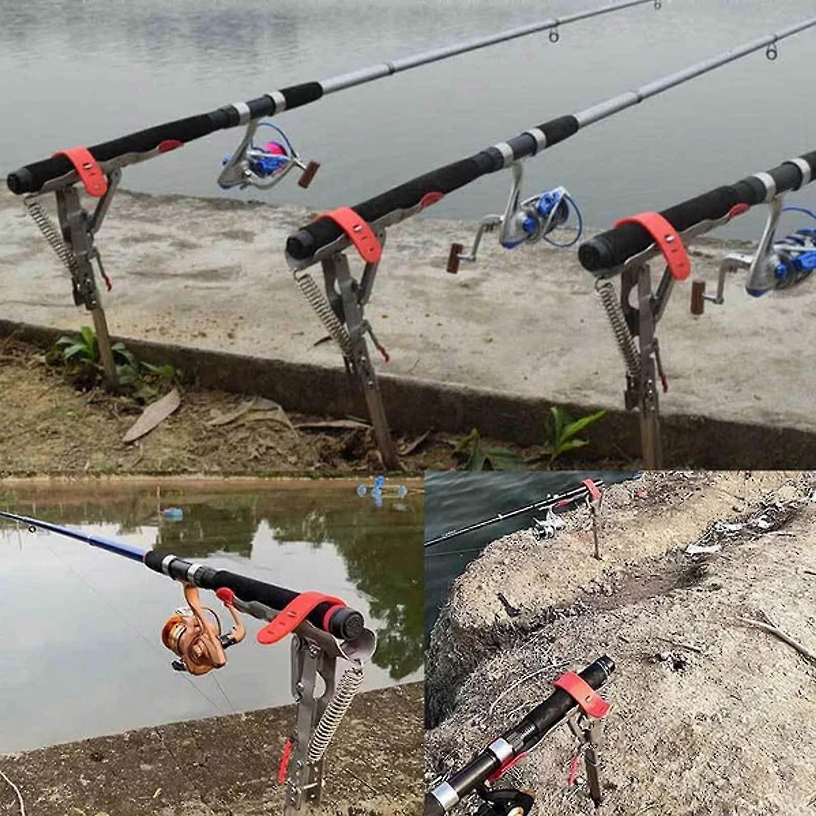 Automatic Fishing Bracket - Automatic Spring Fishing Rod Holder ...