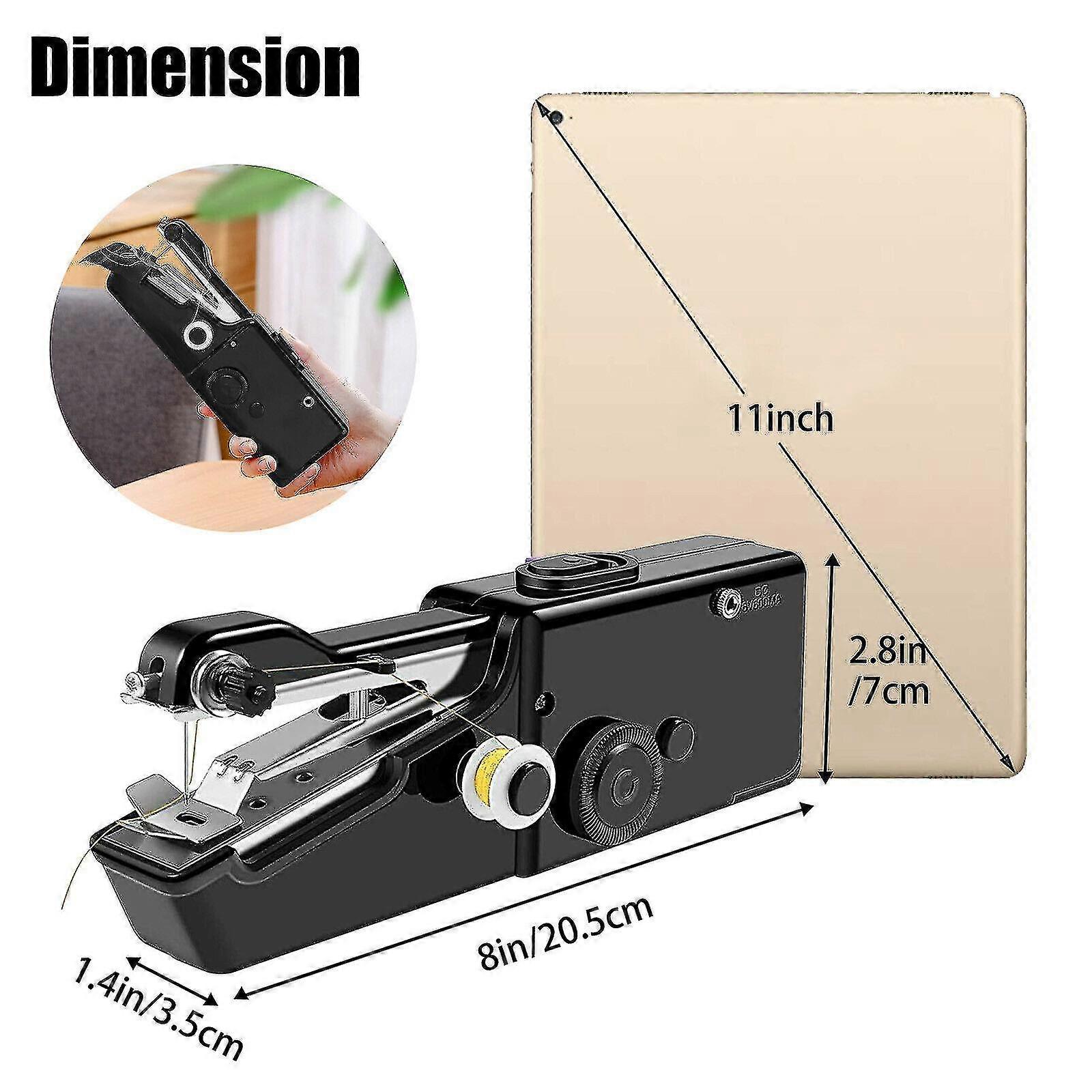Mini Portable Handheld Sewing Machine Usb Electric Tailor Quick Stitch ...