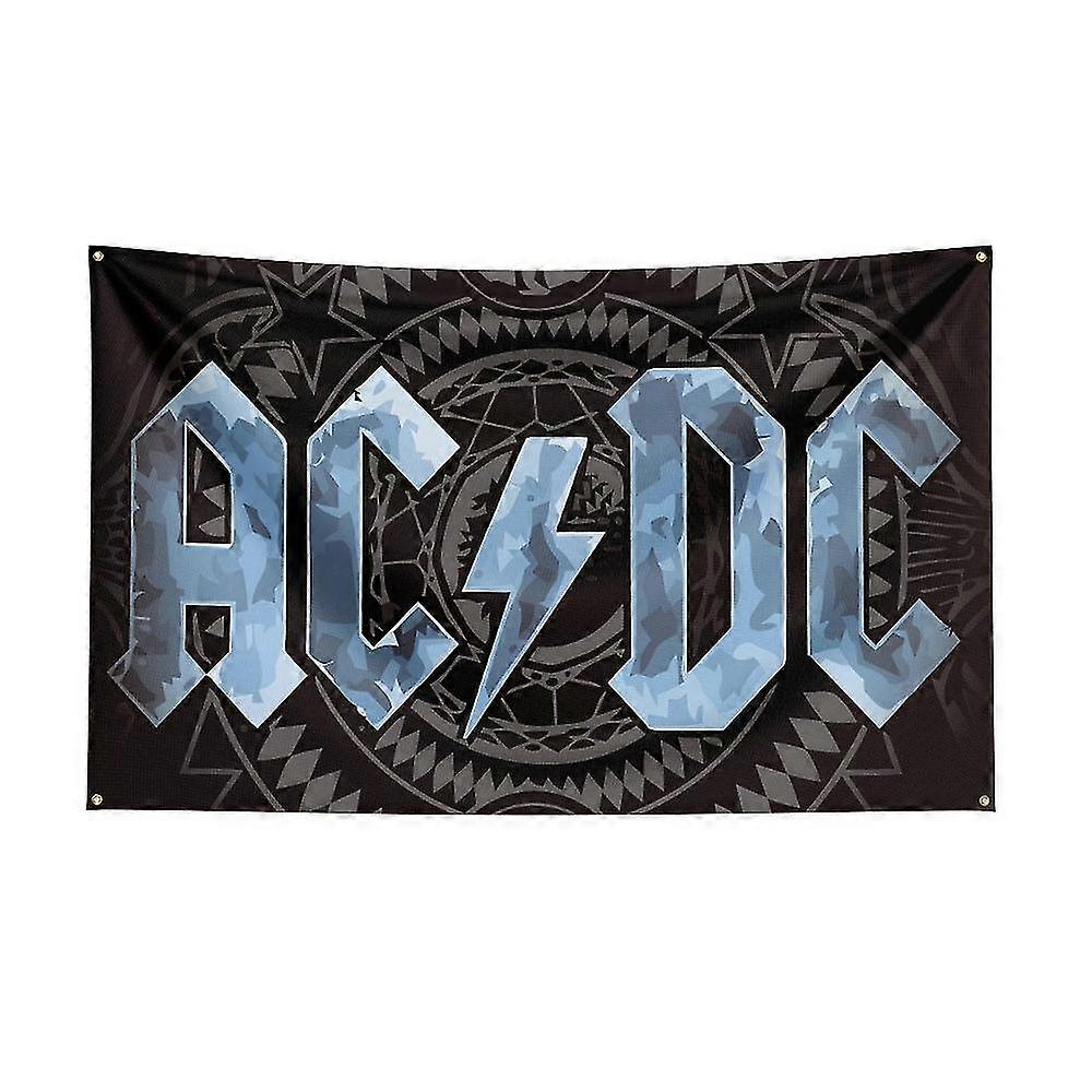 3x5ft Ac/dc Band Flag Polyester Digital Printing Music Memorabilia ...