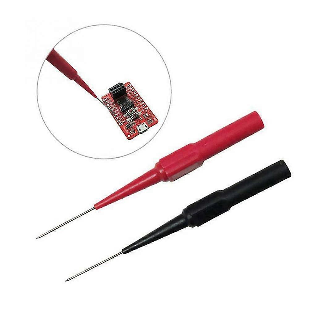 10PCS Multimeter Test Lead Extention Back Probes Sharp Needle Micro Pin ...
