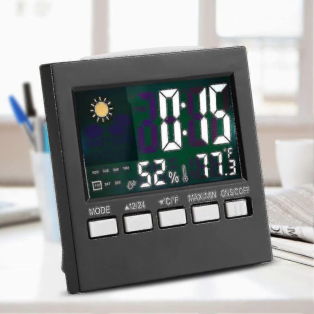 Radio Controlled Alarm Clock Digital Radio Controlled Travel Clock ...