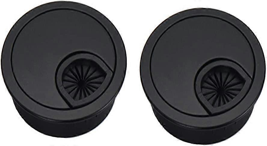 2 Pack Desk Grommet Cord Cable Wire Grommet PC Computer Desk Plastic ...