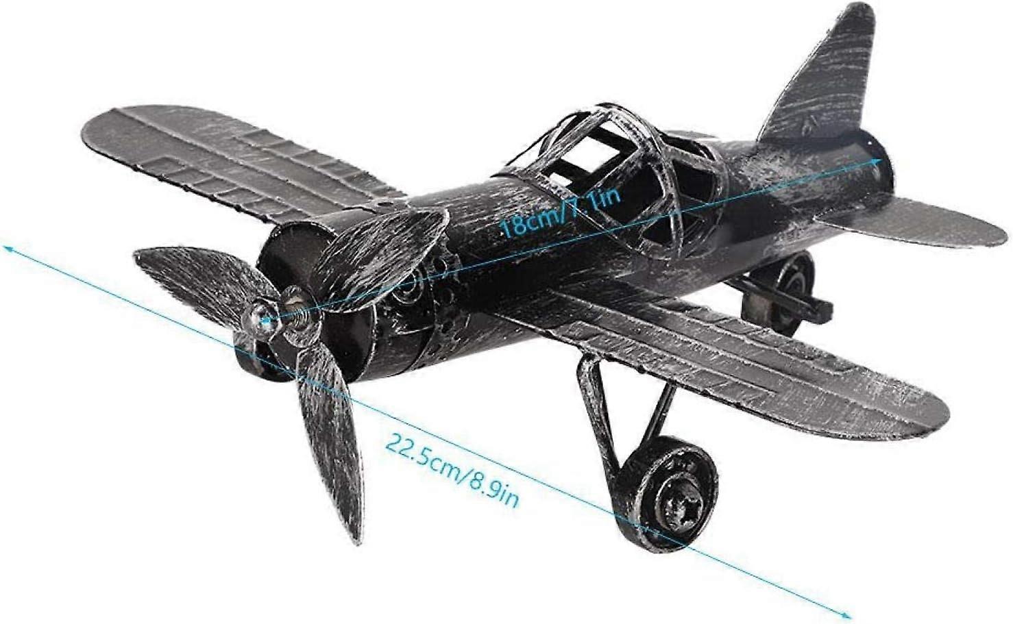 2024 New Retro Airplane Model, Mini Decorative Metal Plane Glider ...