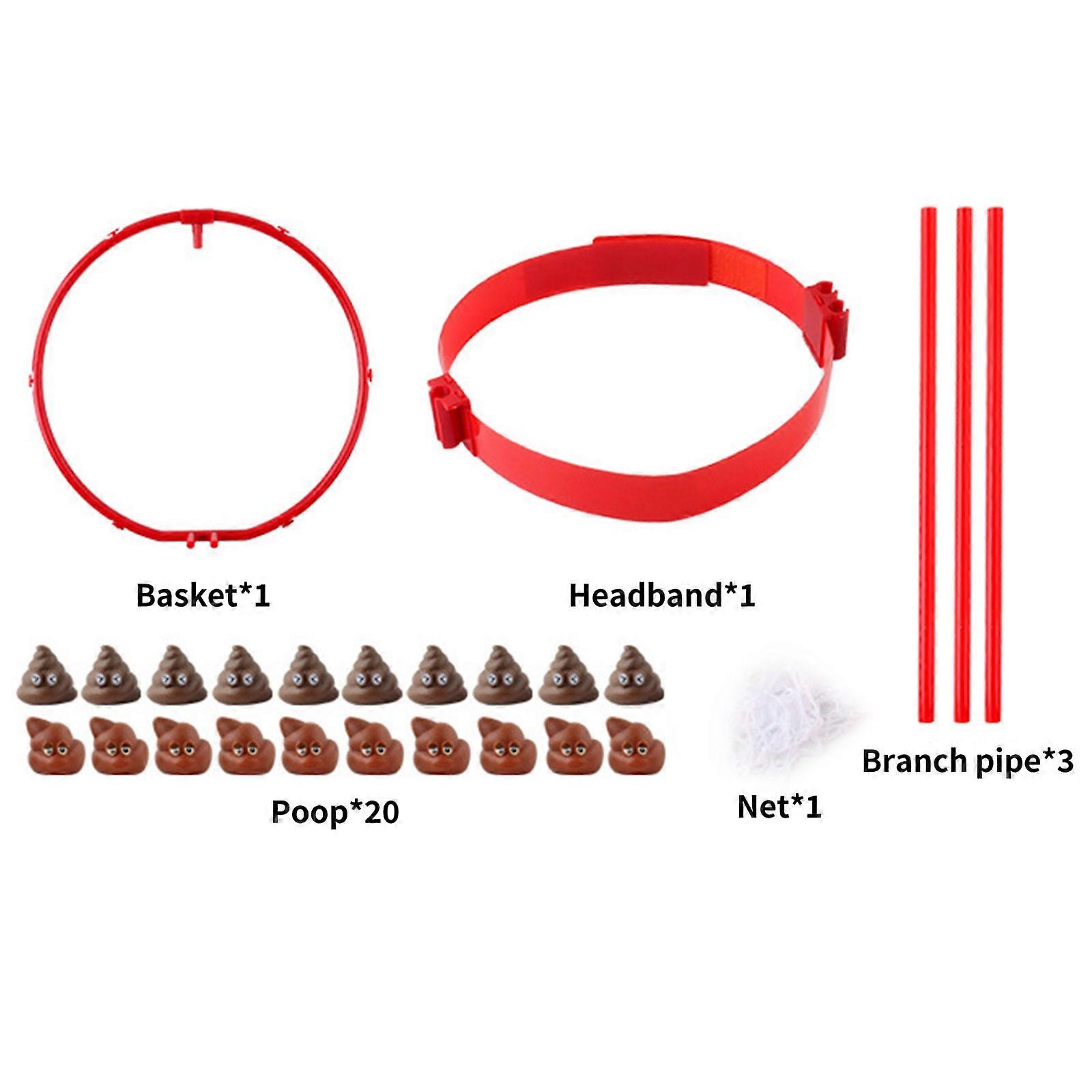 Headband Basket Throwing Poop Toy Prank Trick Toys Poop Prank Real Poop ...