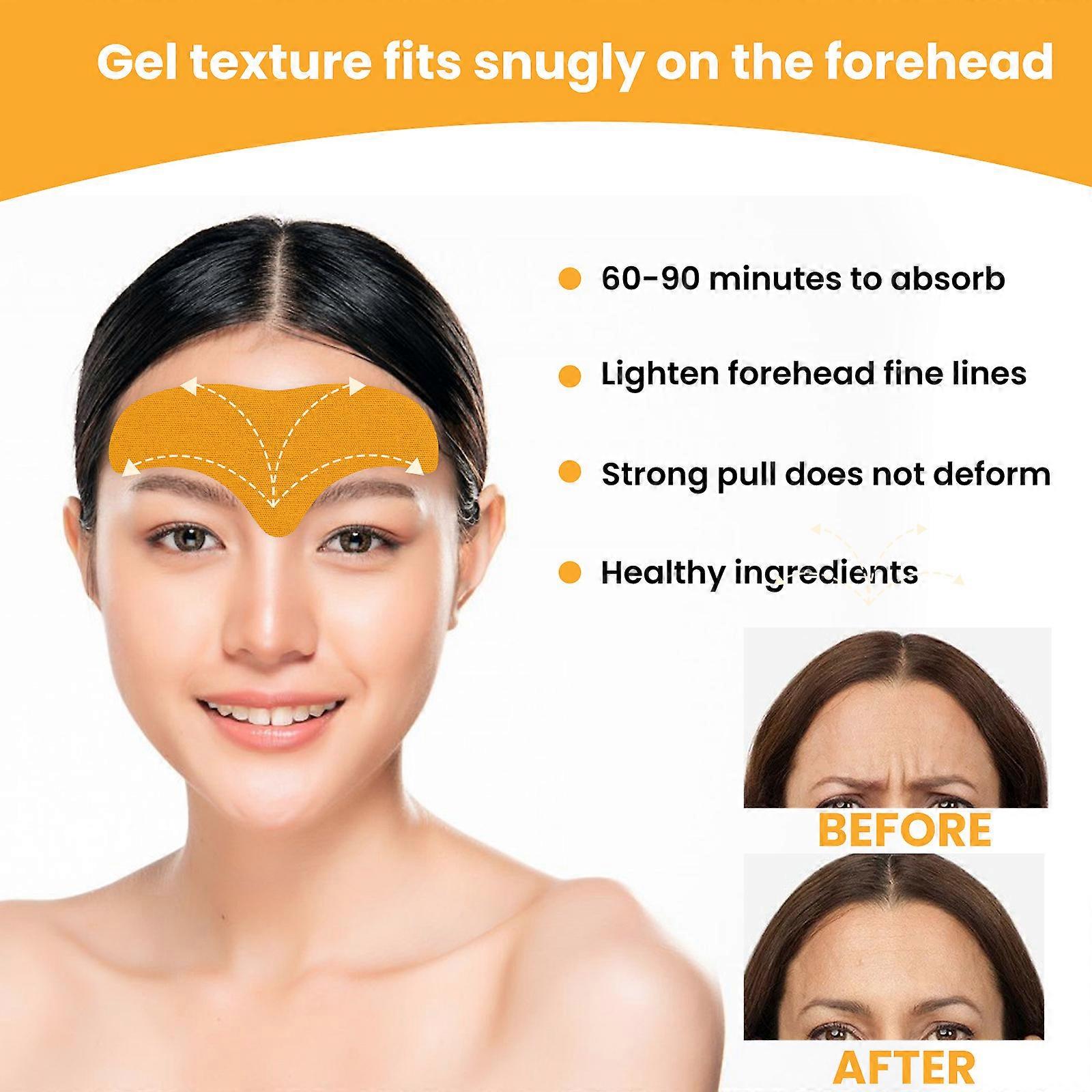 Forehead Wrinkle Patches 10 Pcs,Forehead Patches for Wrinkles,Wrinkle ...