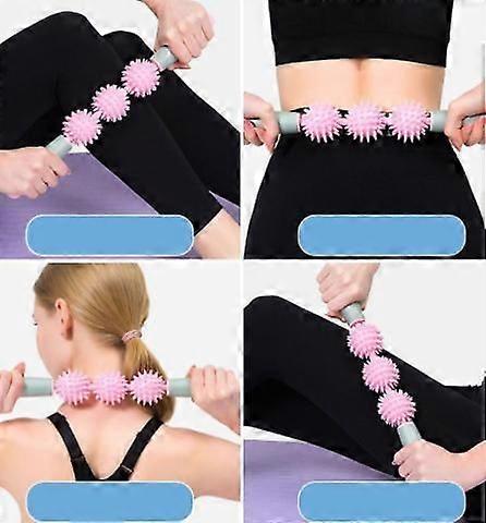 Spike roller massager muscle relaxation thin legs artifact yoga massage ...