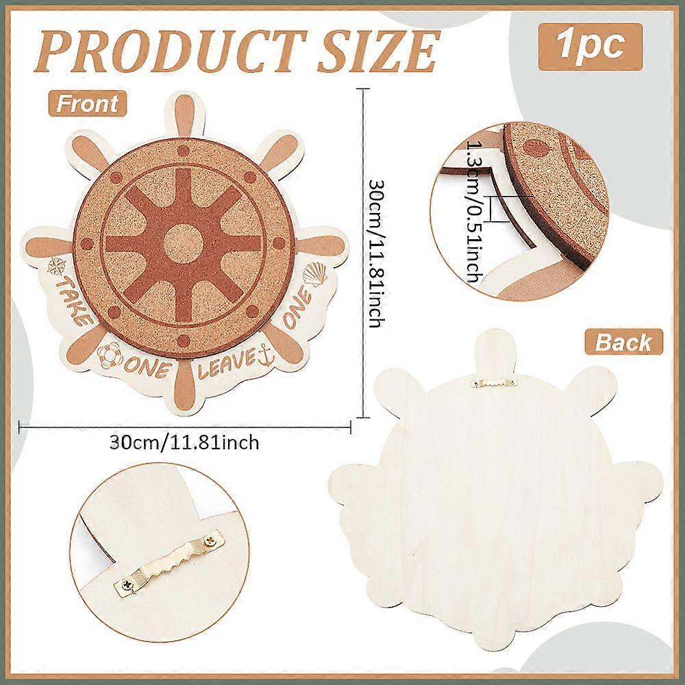 1pc Wall Mounted Brooch Jewelry Display Cork Tray Enamel Pins ...