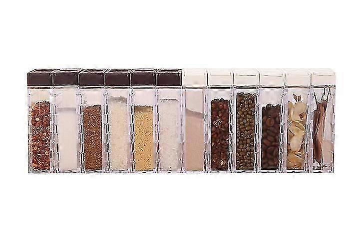 6-piece set of transparent two-way opening seasoning box | Fruugo UK
