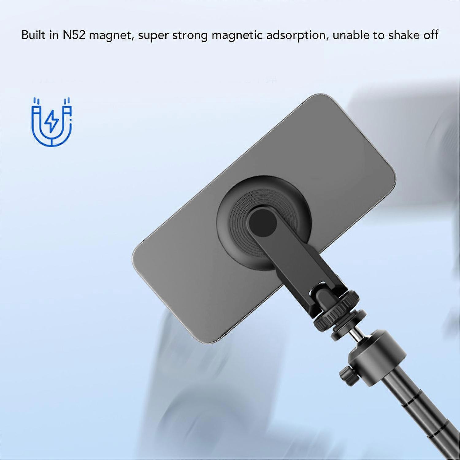 Magnetic Phone Mount Adapter Cold Shoe Port 1/4 Inch Screw Hole ...