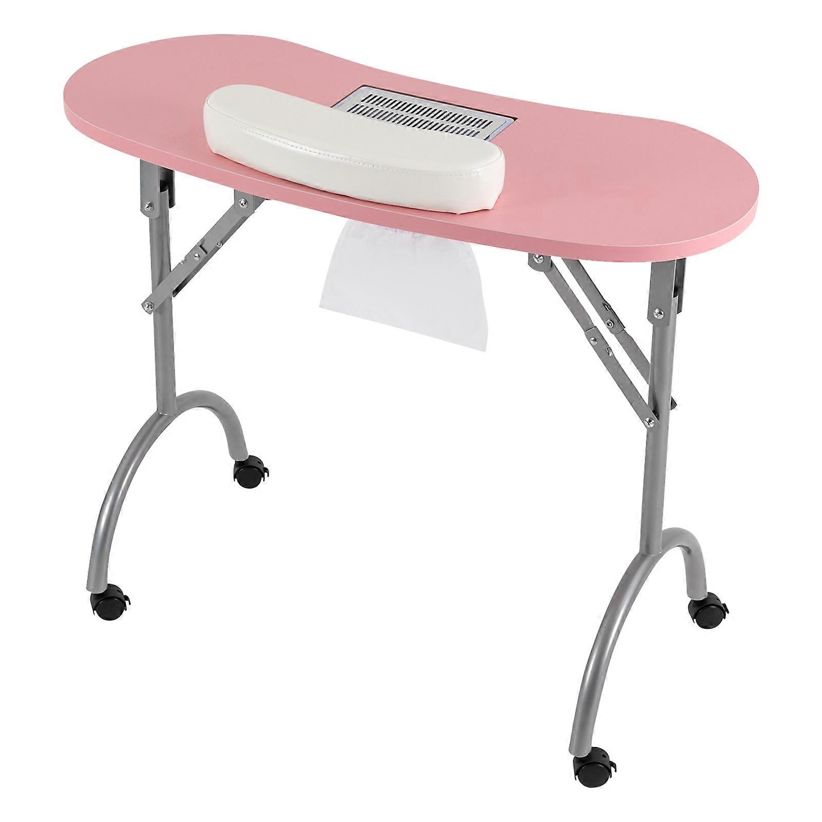 Modern Foldable Nail Table Portable Manicure Table for Homes, Nail ...