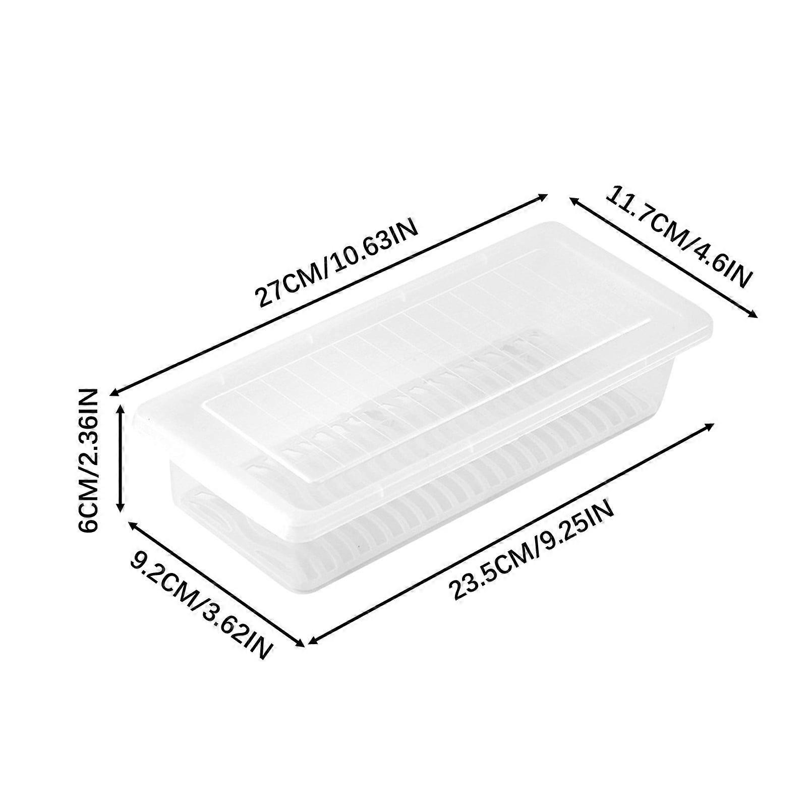 Quinlirra Fresh Food Protector, Large Fish Meat Bacon Storage Box, Non ...