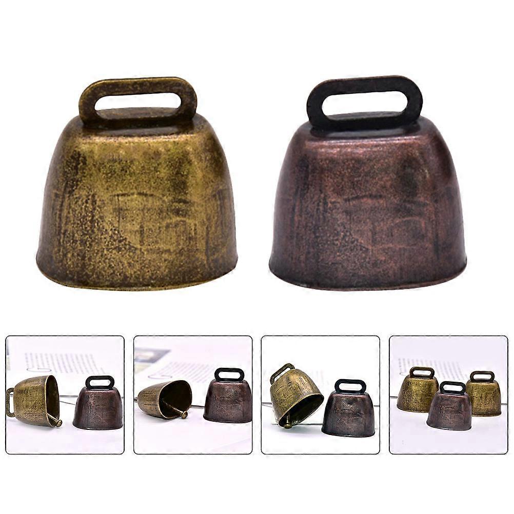 Cow Bells Metal Loud Calling Bells for Decoration 8Pcs Vintage Style ...