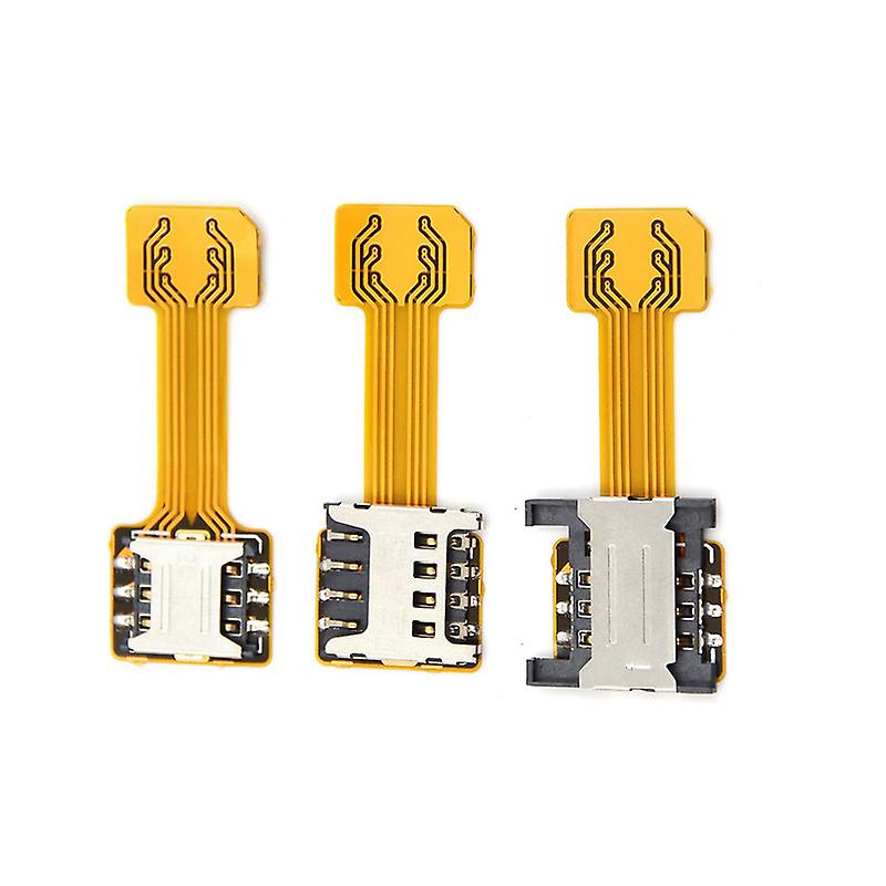 Hybrid Dual Micro Nano SIM Card Adapter Converter Extension SD Slot ...