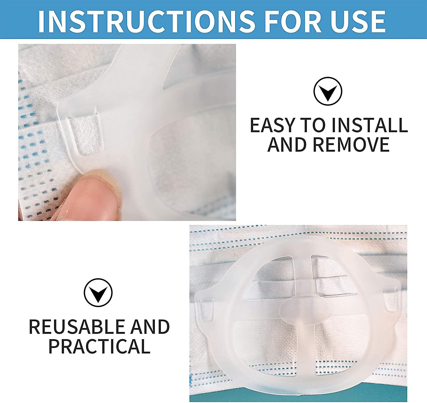 16pcs Face Bracket For Mask -3d Mask Bracket -face Mask Internal ...