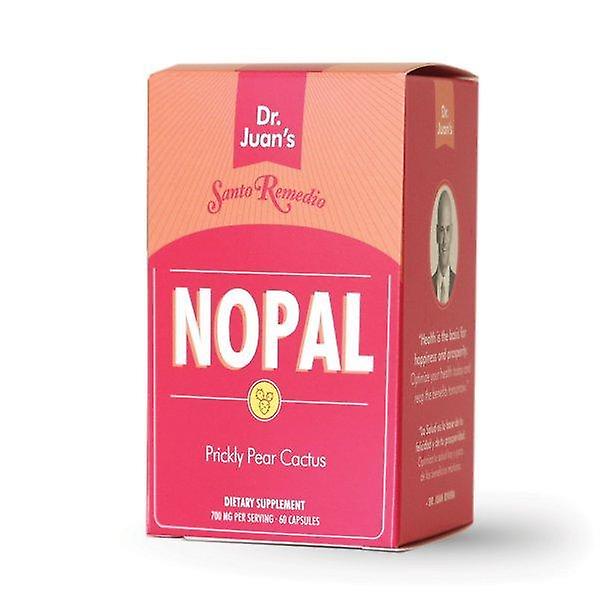 Santo Remedio Nopal, Prickly Pear Cactus Dietary Supplement, 700 Mg, 60 ...