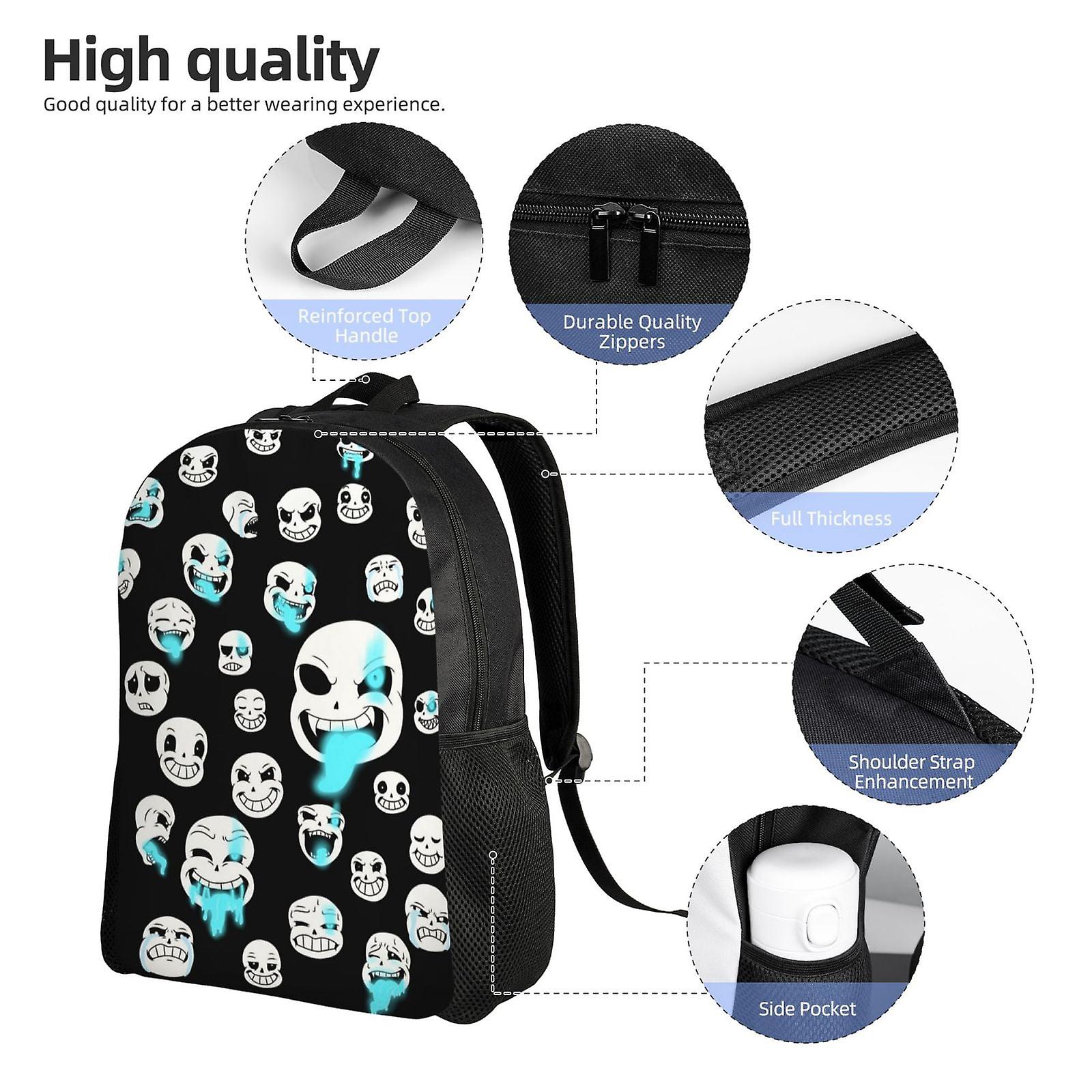 Undertale Sans Backpacks Casual Daypacks Student Book Bag Printing ...