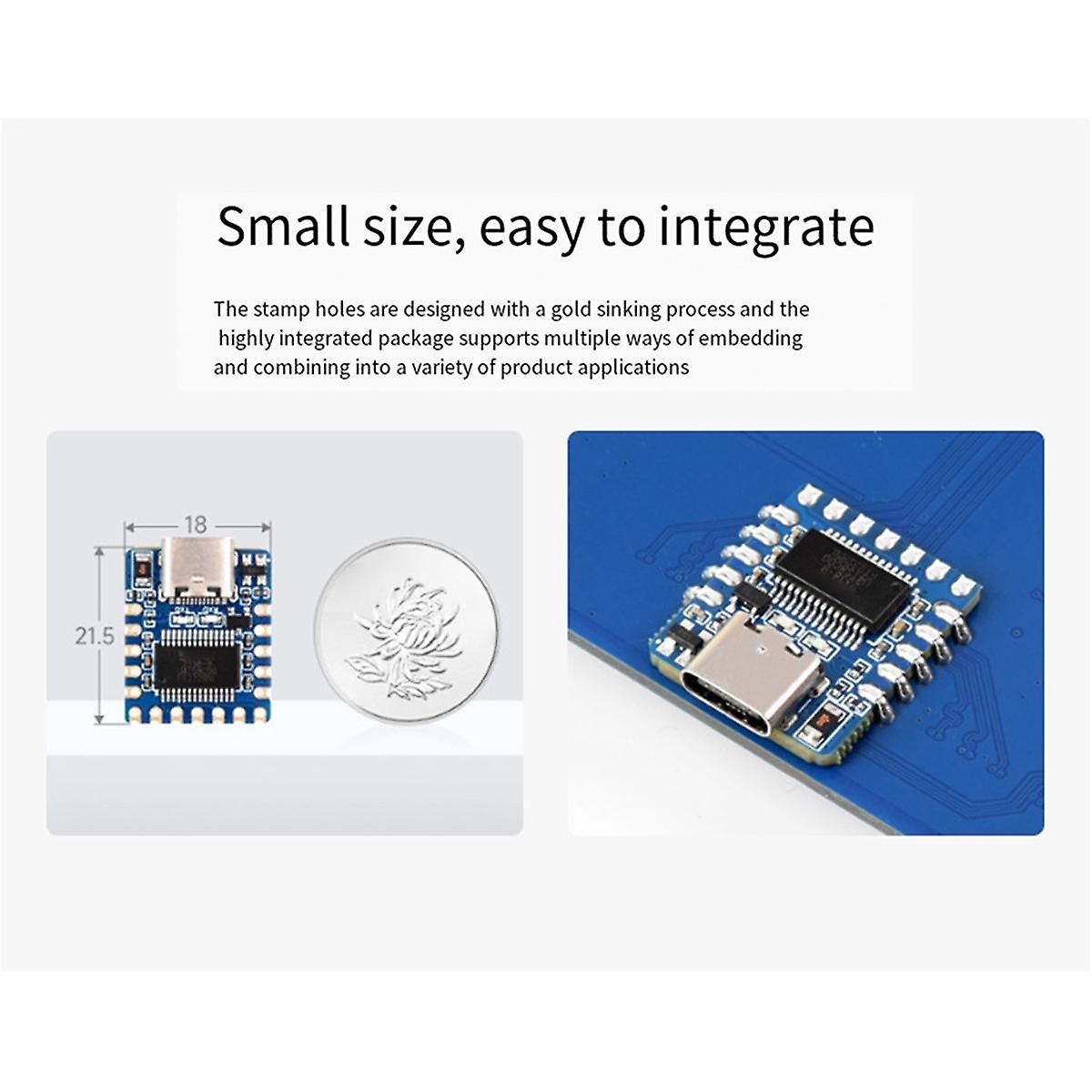 FT232 USB to TTL UART Serial Communication Module TYPE-C Serial Adapter ...