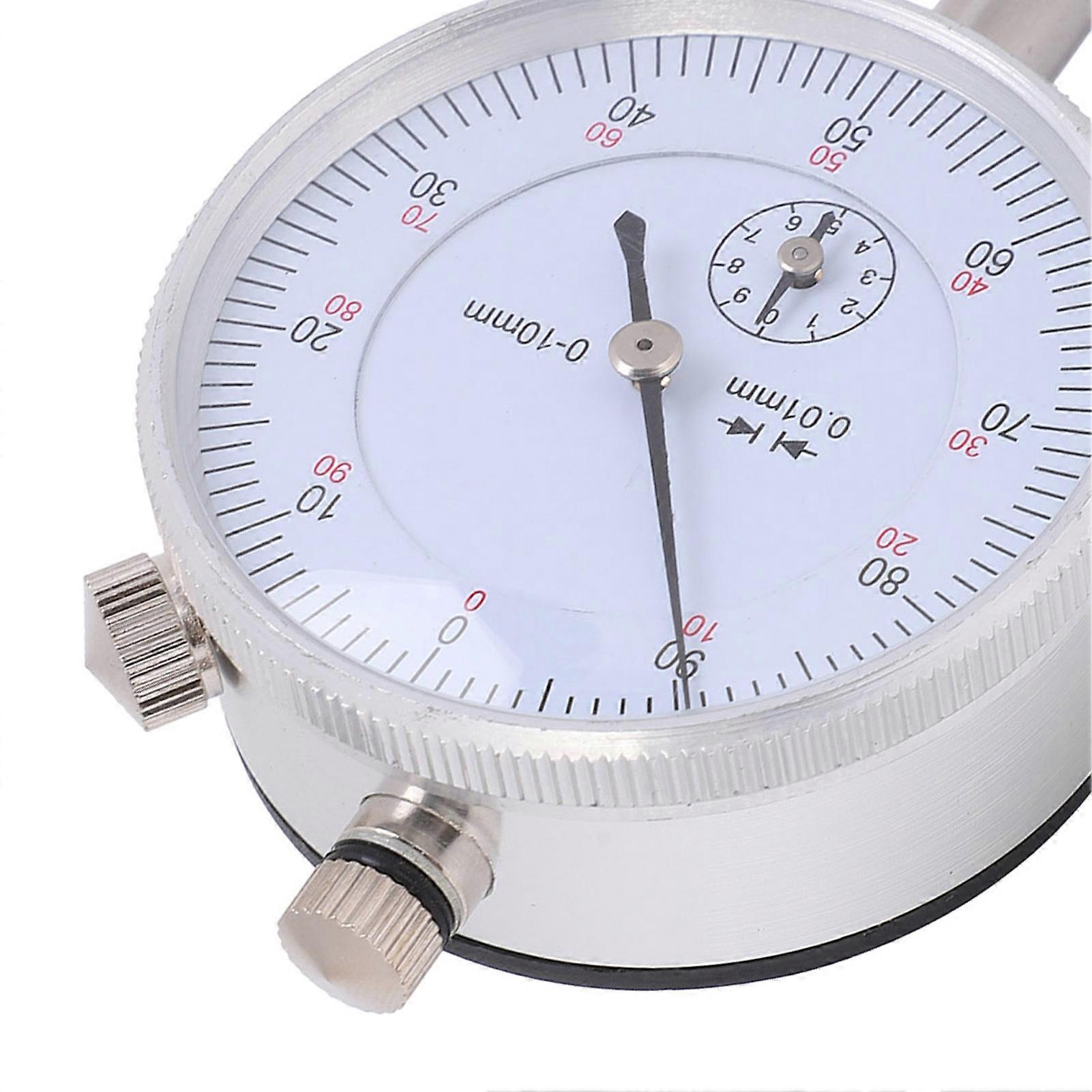 010mm Dial Indicator HighAccuracy AluminumCase Pointer Mechanical ...