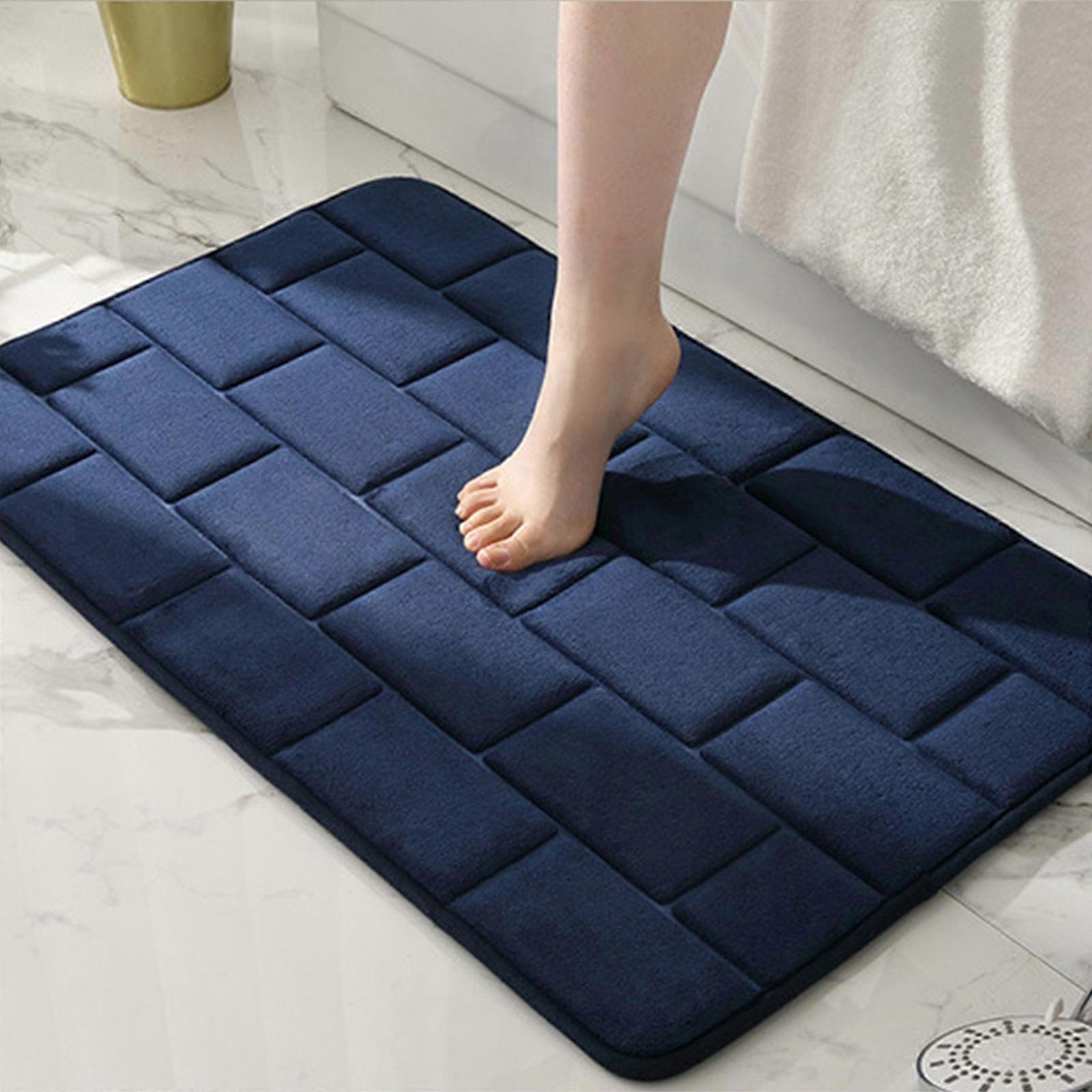Bathroom Water-Absorbent Door Mat Quick-Dry Entry Mat For Shower Room ...