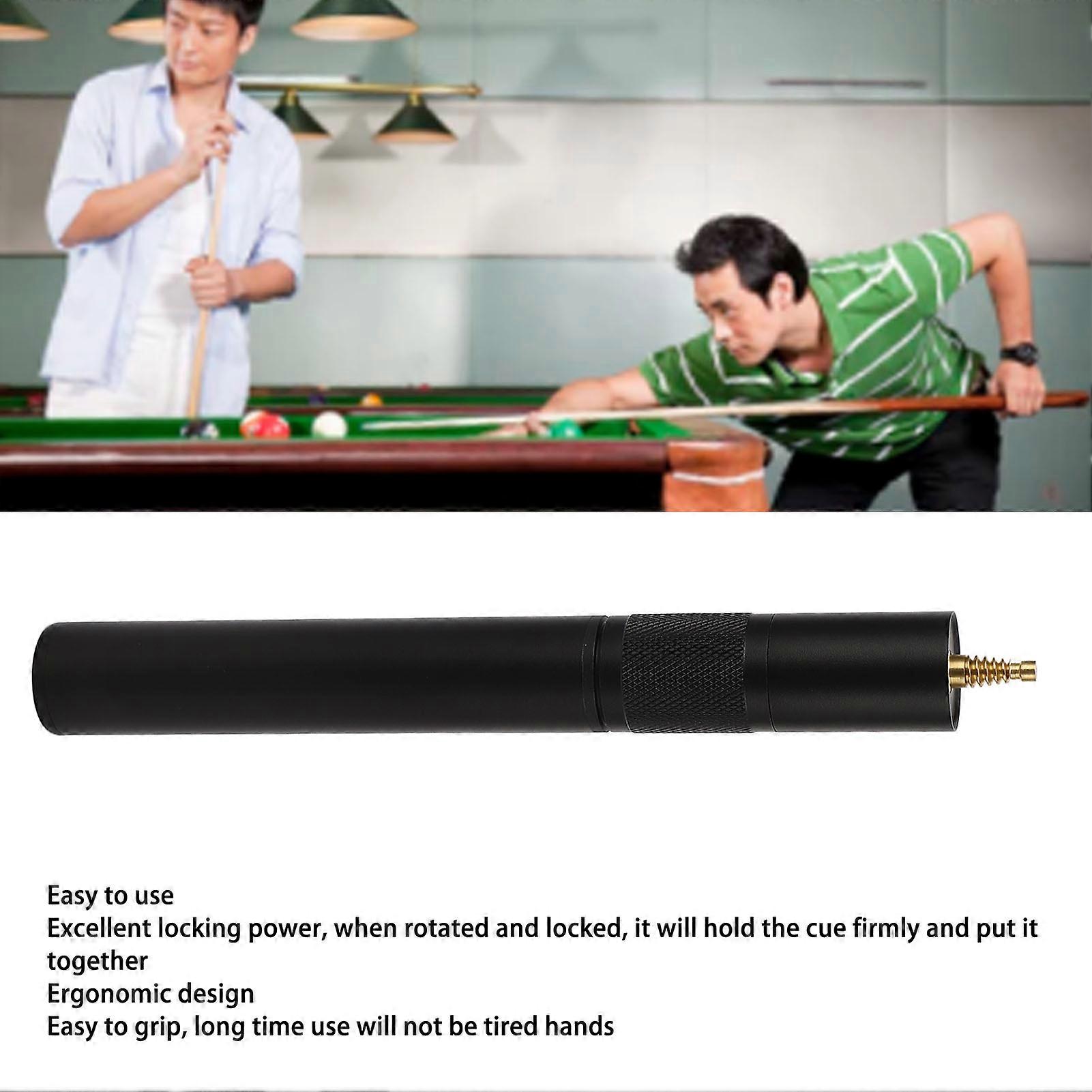 Billiards Pool Cue Extension Aluminum Alloy 9inch Pool Cue Extension ...