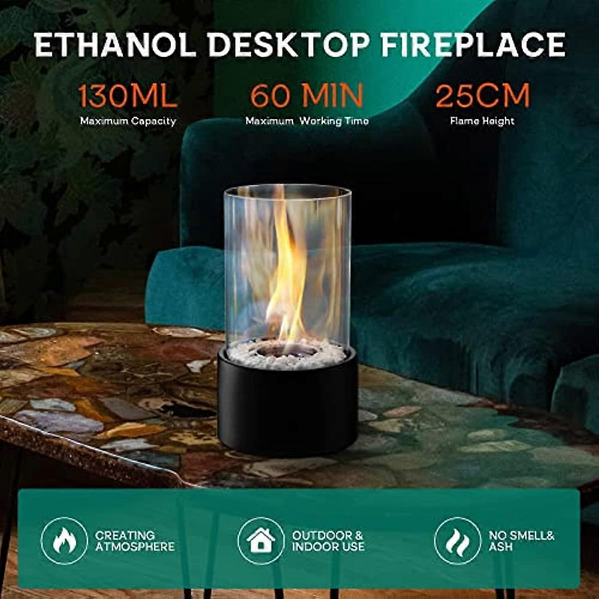 Tabletop Fireplace Portable Bio Ethanol Table Top Fire for Outdoor and ...