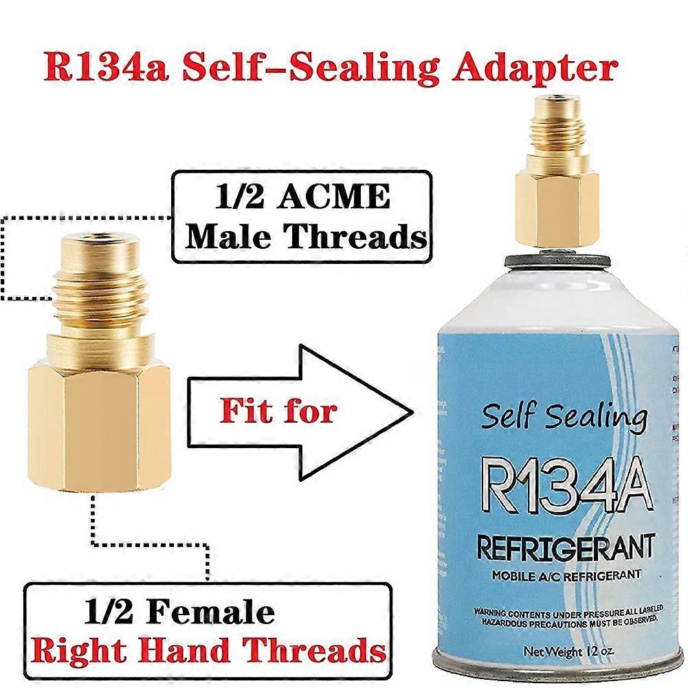 Refrigerator Freon Recharge Hose with Gauge Kit R134A R12 R22,with ...