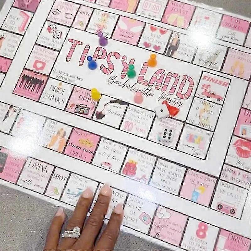 Tipsy Land Party Board Game - Fun Party bordspel voor volwassenen ...