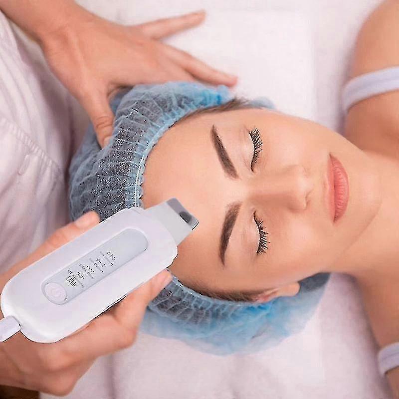 Facial Cleaning Ultrasonic Skin Scrubber Cavitation Peeling Deep Clean ...