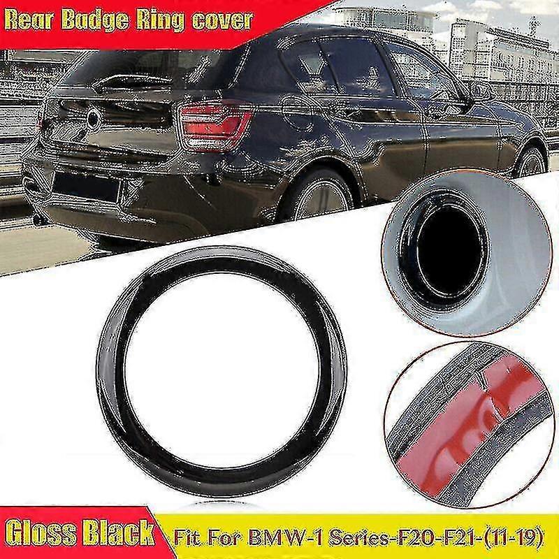 Gloss Black Rear Badge Boot Ring Surround For Bmw F20 F21 1 Series ...