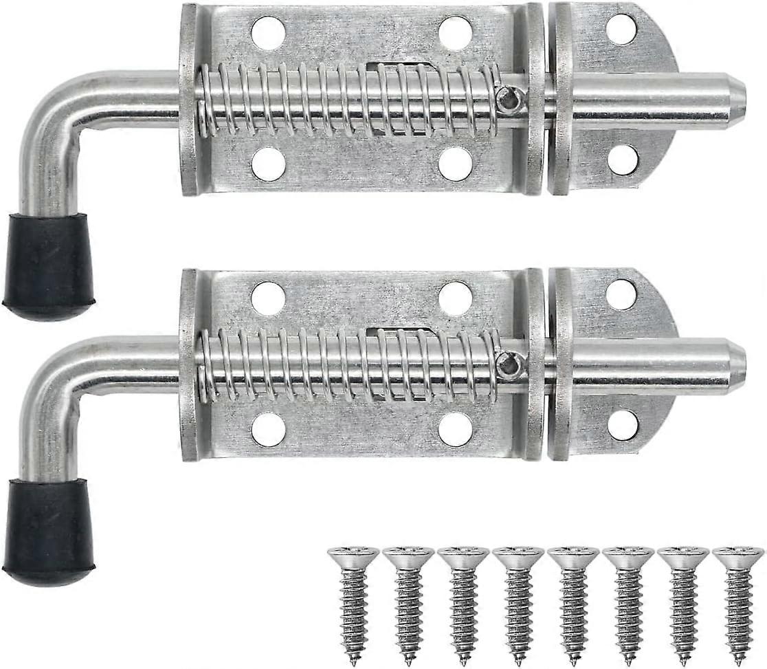 Spring Loaded Barrel Bolt Latch, Heavy Duty 304 Stainless Steel ...