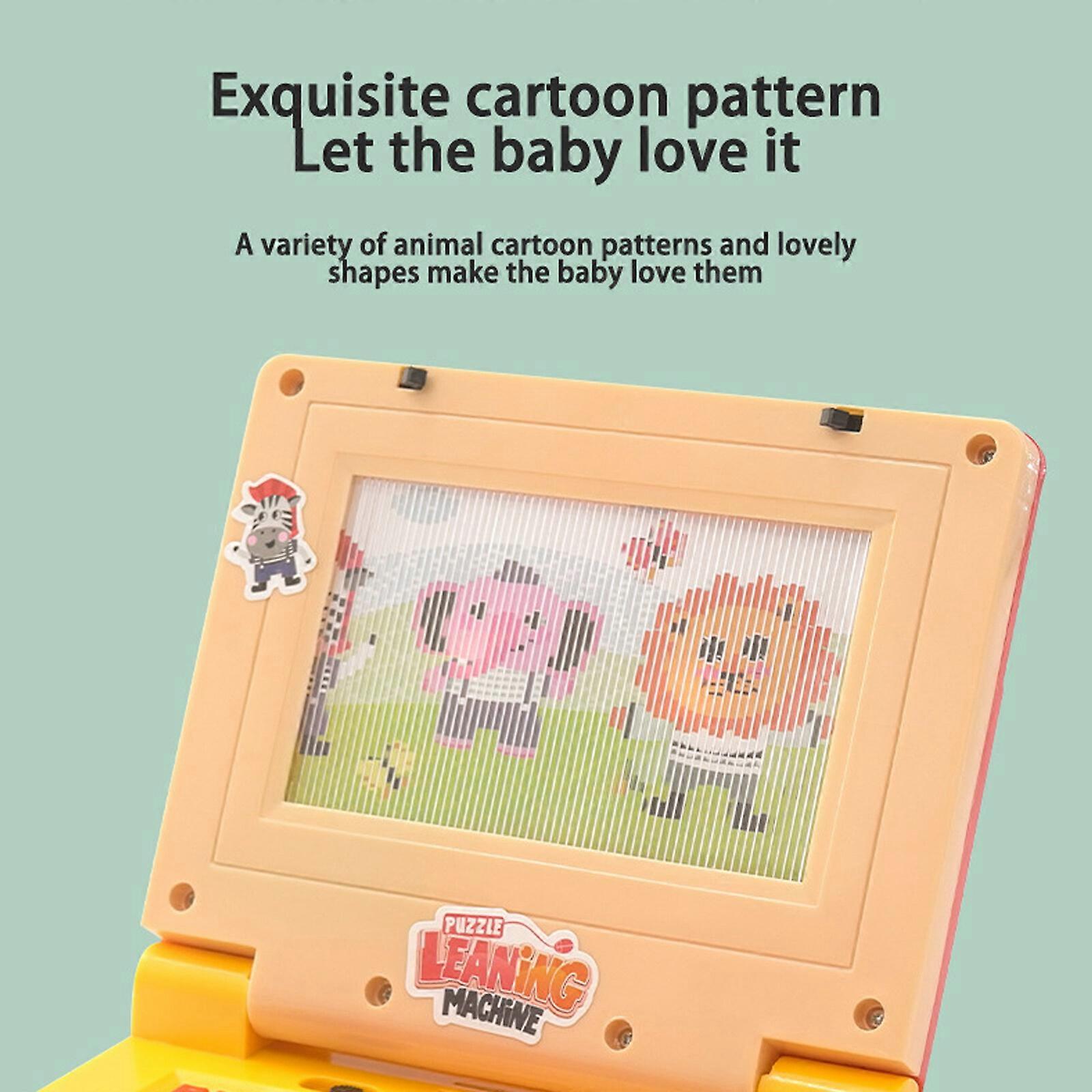 Educational Laptop Toy for Kids with Sound Effects & Lights, Realistic ...