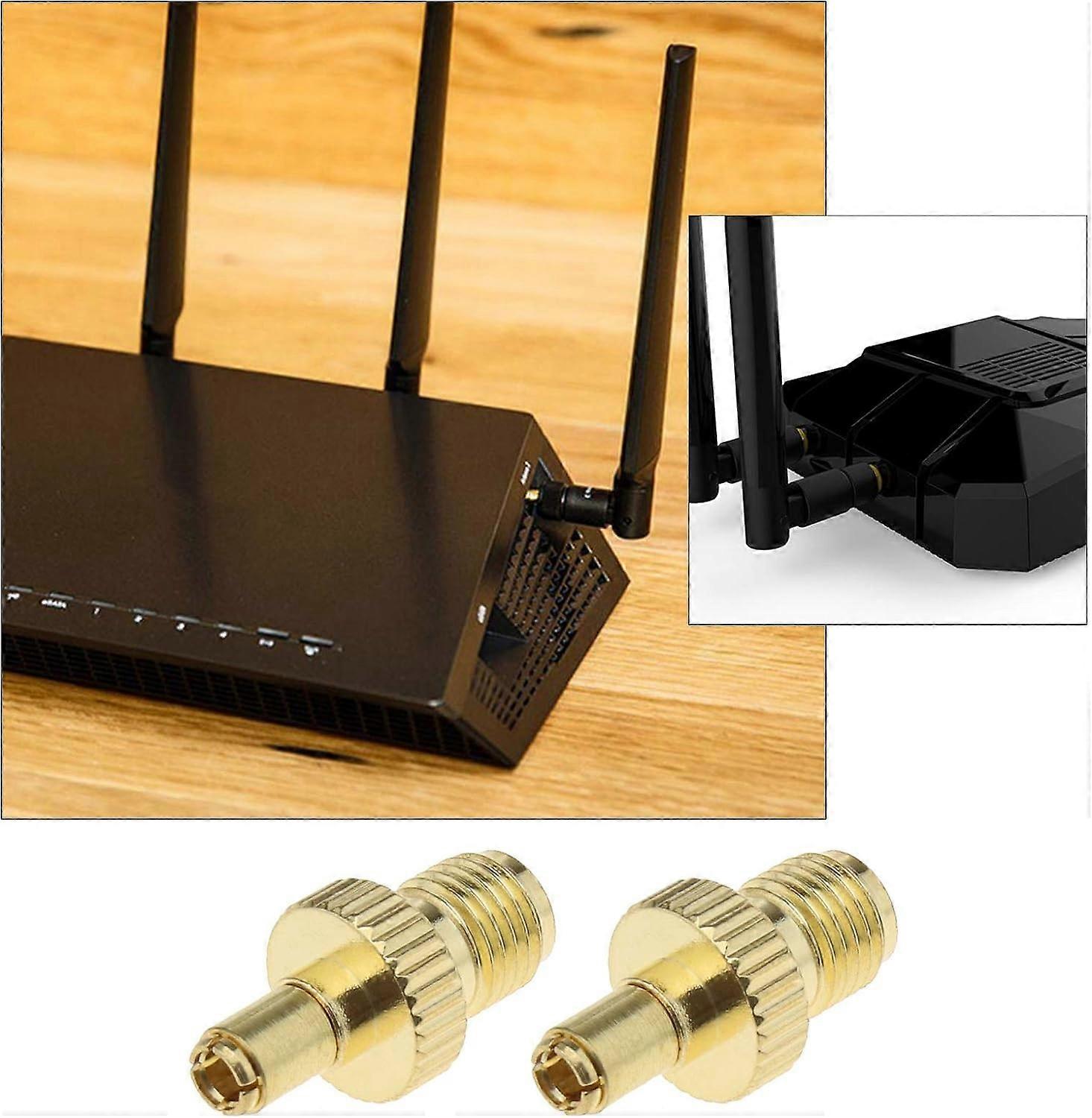 2025 New 2 Pack SMA Female to TS9 Male RF Adapter Gold Plated Coaxial ...
