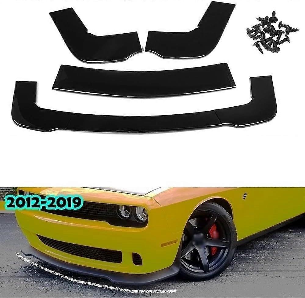 3pcs Car Front Bumper Lip Splitter For Dodge For Challenger Sxt Srt For ...