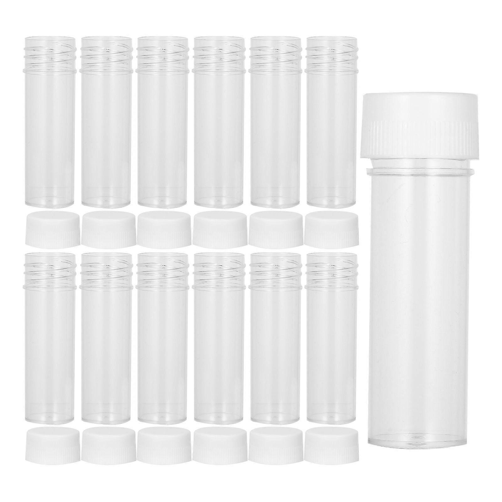 20pcs Small Test Tubes Sample Testing Tubes Cells Liquids Tubes with ...
