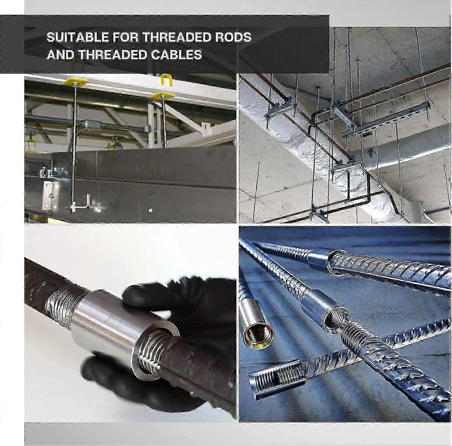 Industrial | M8 Threaded Sleeve | Pack 30 | Female Coupling For Steel ...