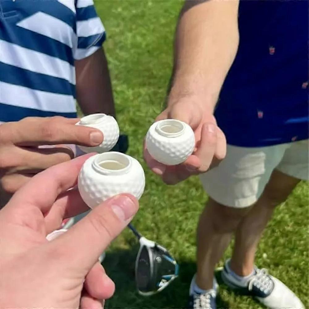Golf Ball Shaped Shot Glass, Cool Golf Ball Shot Glass Novelty Best X ...