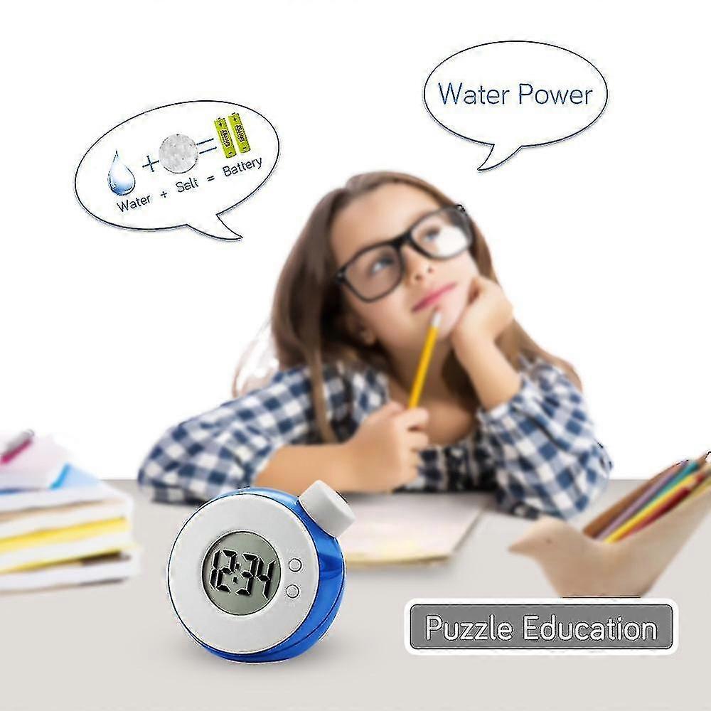Digital Water-Powered Table Clock with Alarm and Calendar Perfect ...