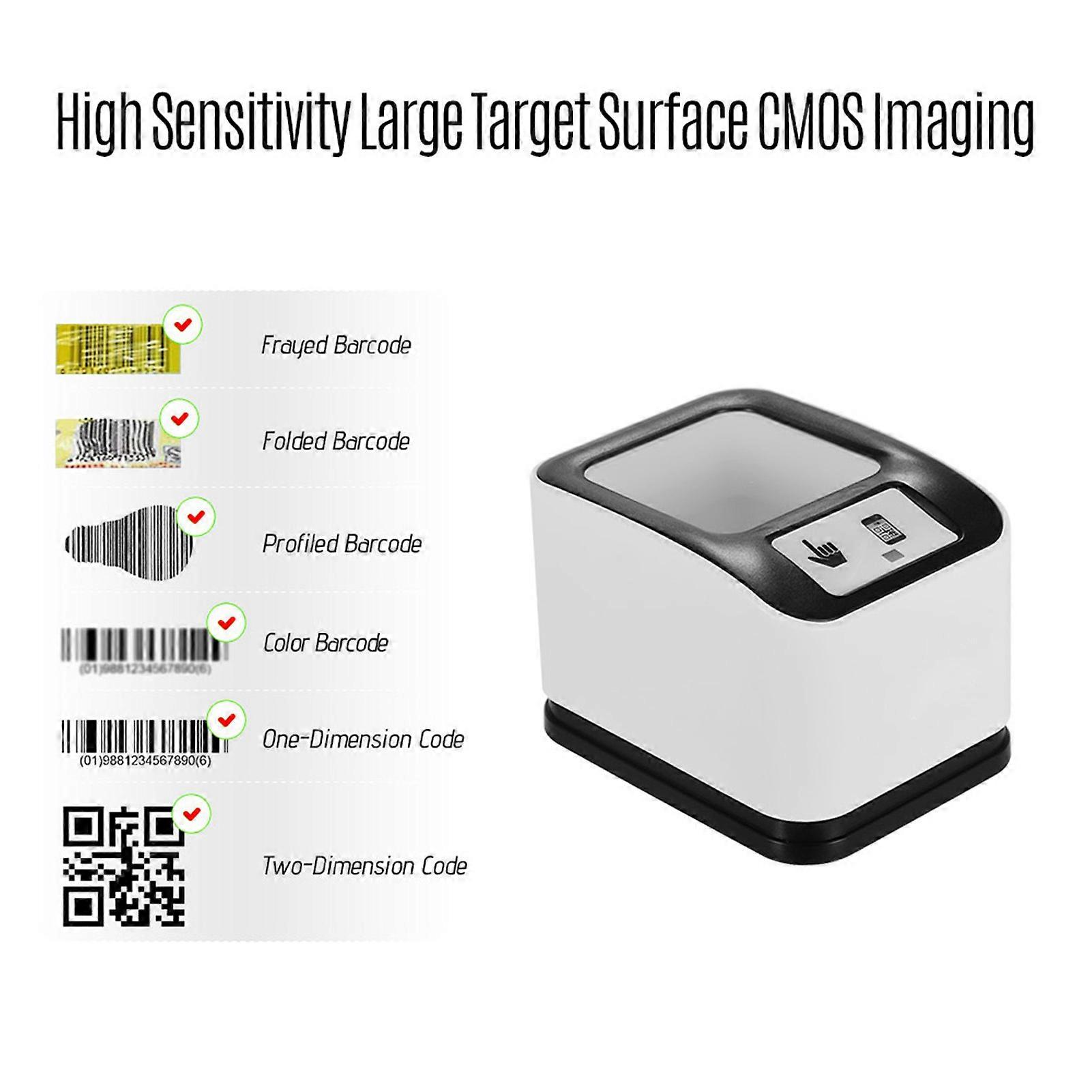 2200 1D/2D/QR Bar Code Scanner CMOS Image Desktop Barcode Reader USB ...