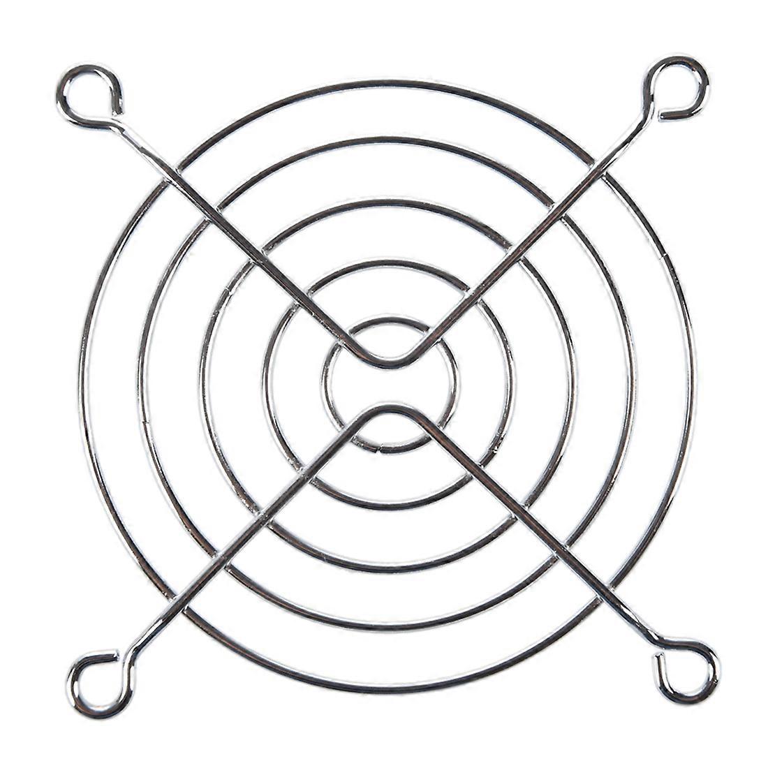 2 Pcs 8cm Computer PC Case Fan Grill Protector Metal Finger Guard ...