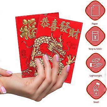60pcs Traditional Red Pockets Creative Red Envelopes Gifts Festival Red ...
