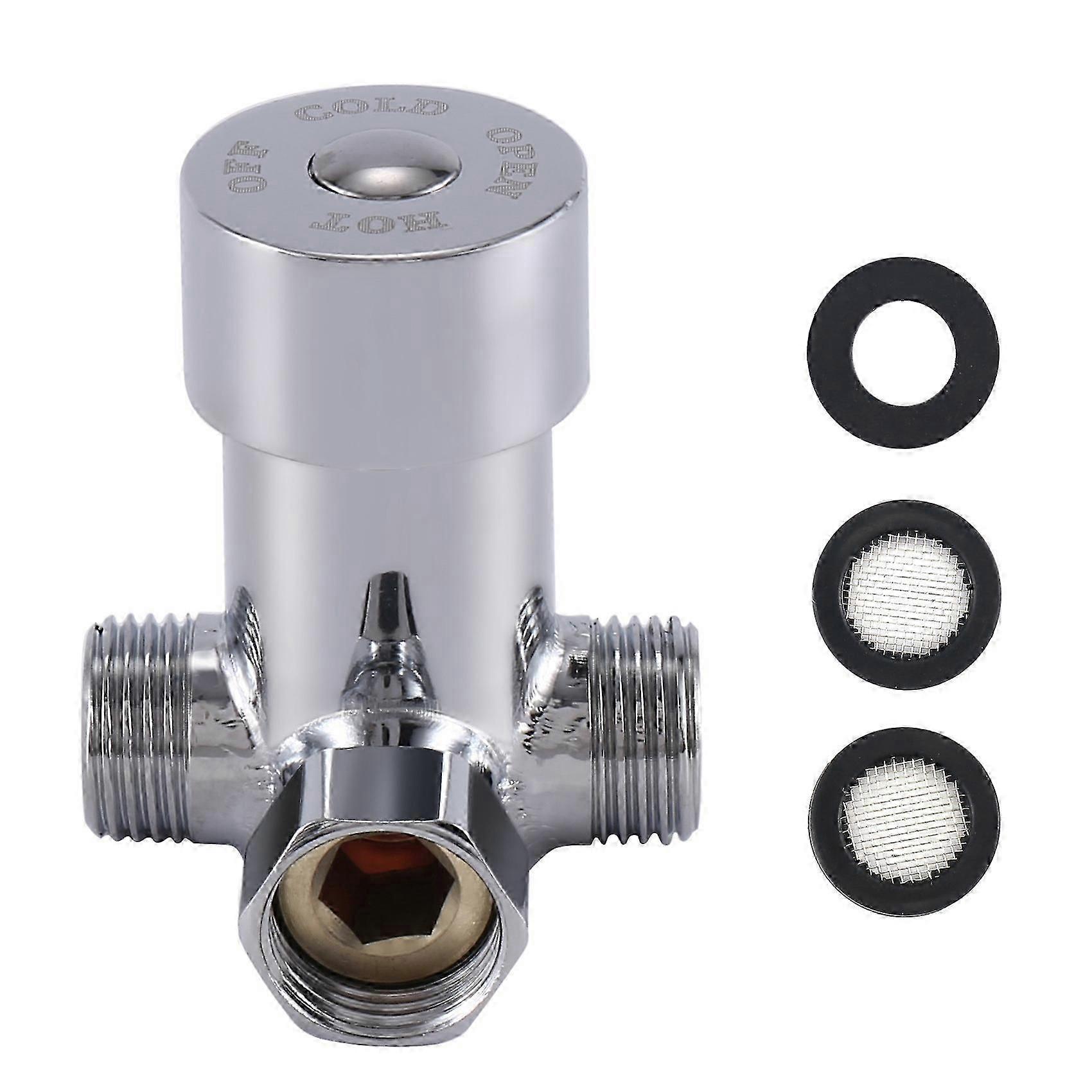 G1/2 Brass Thermostatic Mixing Valve for Automatic Faucet, Hot Cold ...