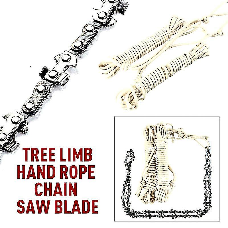 48 Inch High Reach Tree Hand Rope Chain Saw Cutter On Both Side Outdoor ...