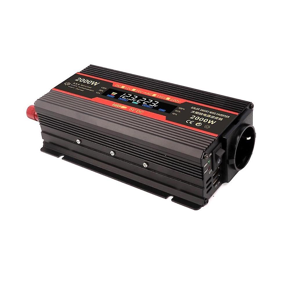 Intelligent Power Inverter 2000w Dc 24v To Ac 220v Transformer Car ...