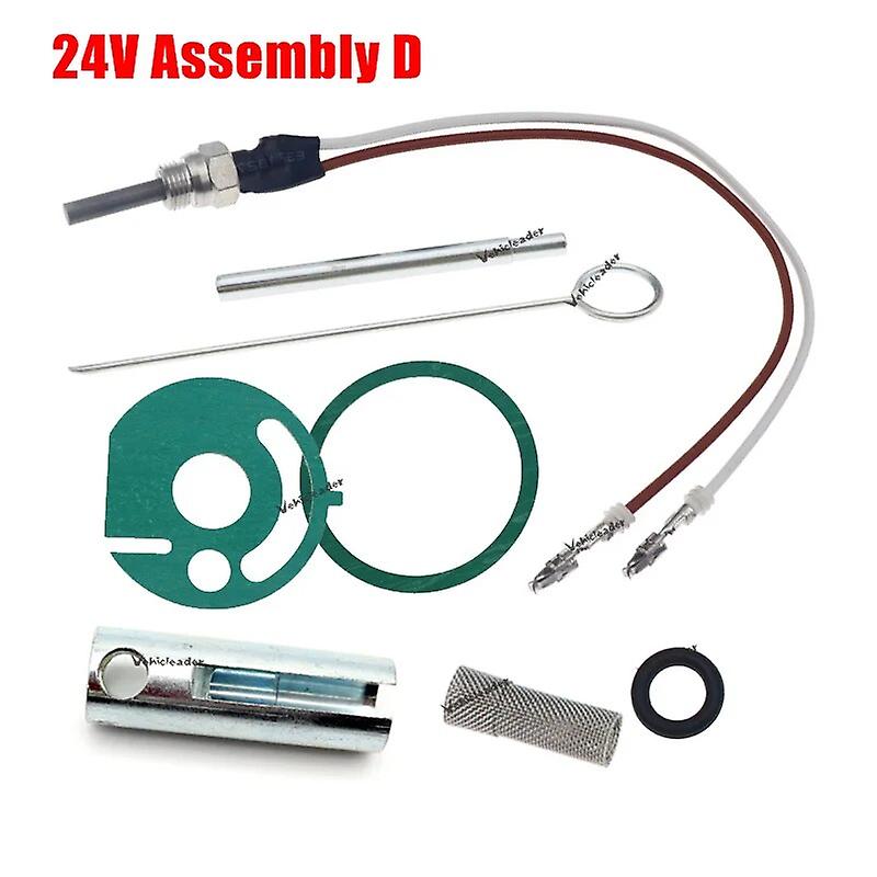 12V/24V Heater Parts Glow Plug Ceramic Pin+ Gaskets+Strainer+ Wrench ...
