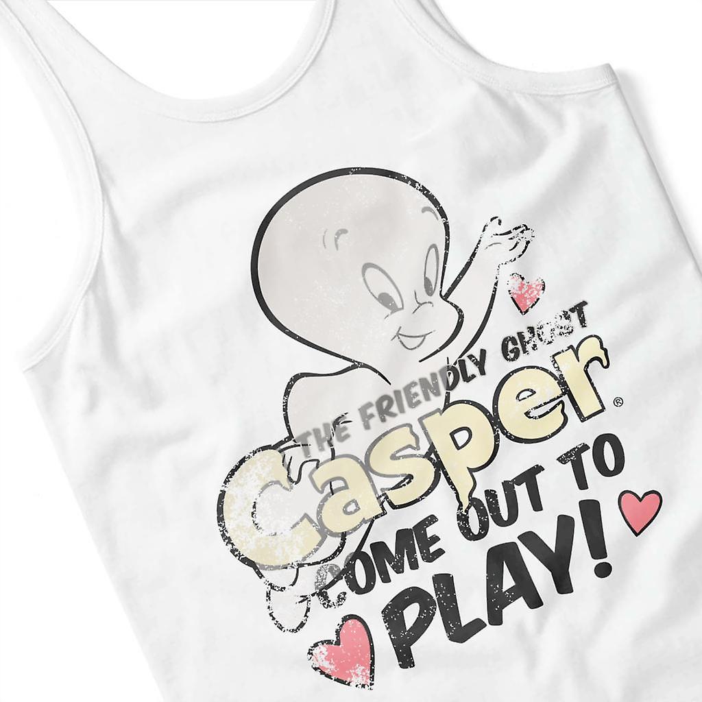 Casper The Friendly Ghost Come Out And Play Women's Vest | Fruugo US