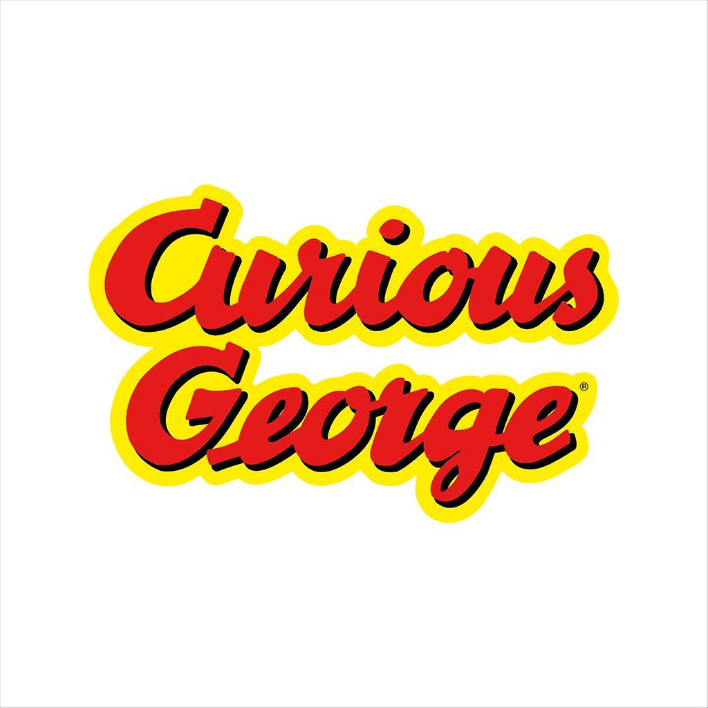 Curious George Big Outlined Logo Font Women's Vest | Fruugo US