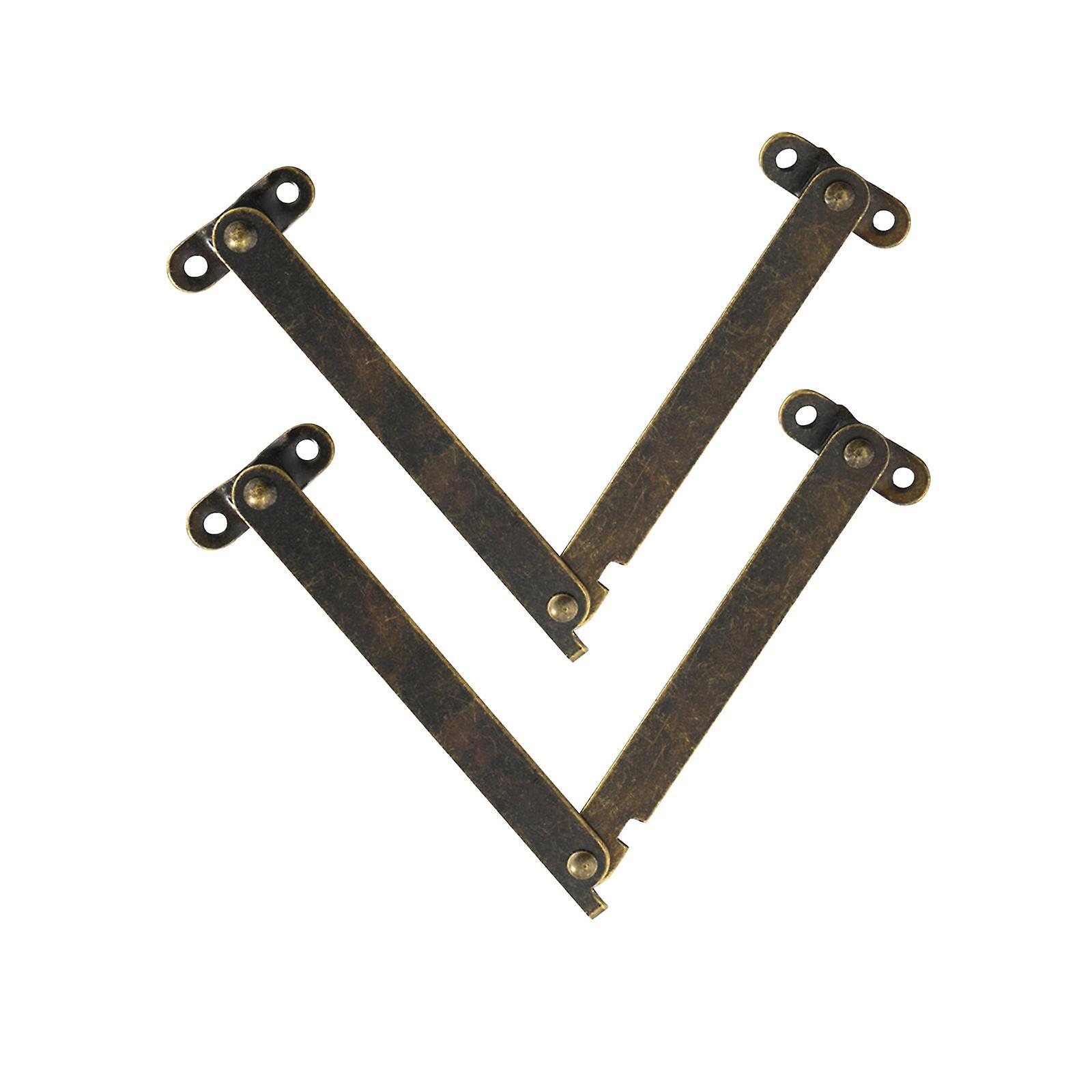 2 Pieces Lid Folding Support Hinges Cupboard Lift up Strut for Jewelry ...