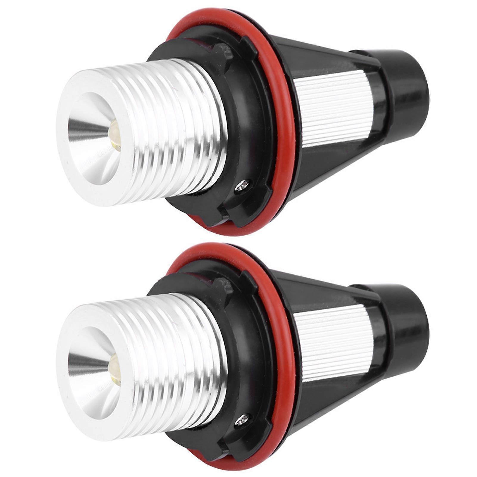 2pcs Car Bright 6000K 5W Angel Eyes LED Light Lamp for E60 E61 E39 E53 ...