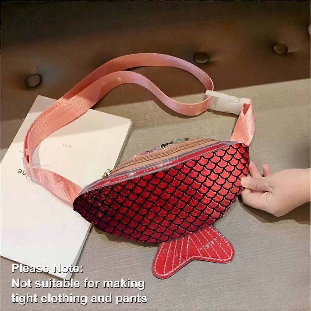 Mermaid Scales Fabric Iridescence Red Color Sparkly Hologram Spandex ...